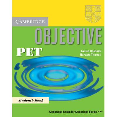 PET Student's Book Objective Louise Hashemi - Jarir.com KSA