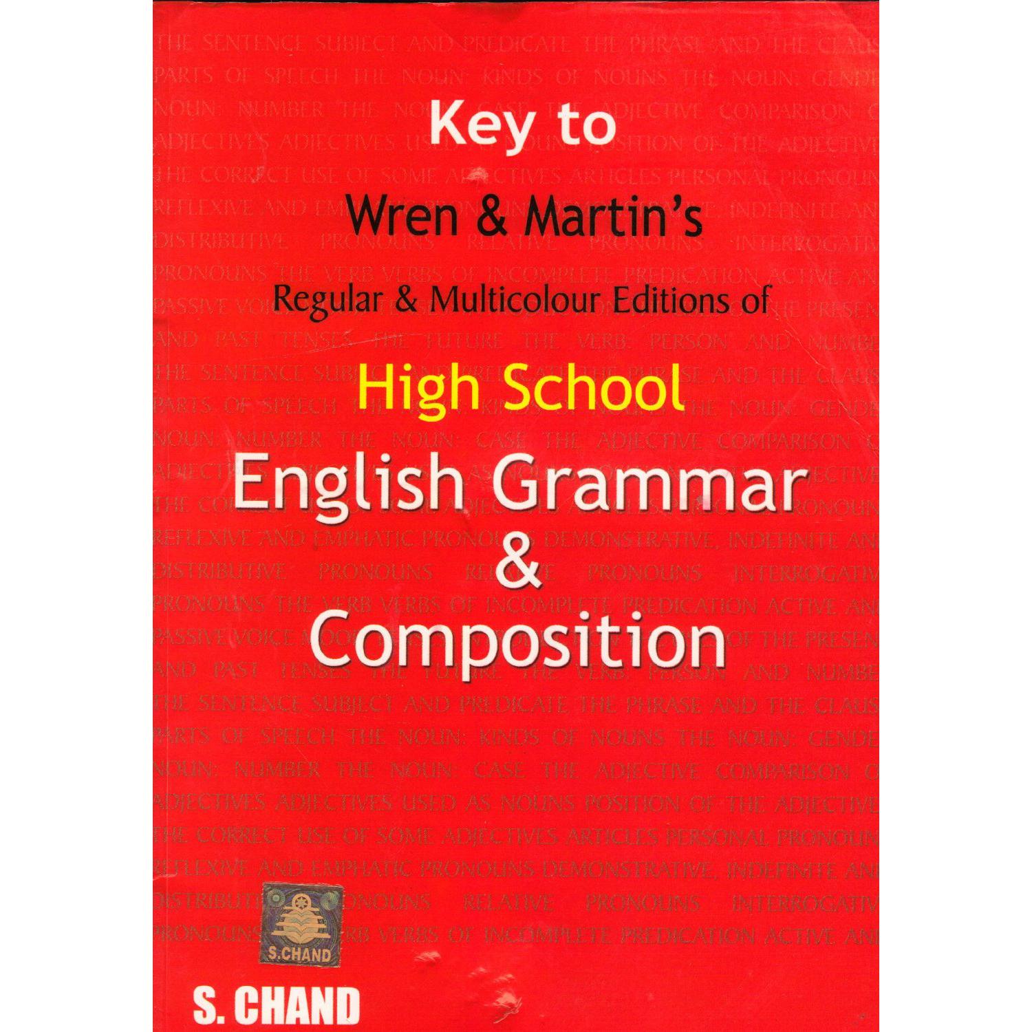 High School English Grammar & Composition P. C. Wren - مكتبة جرير السعودية