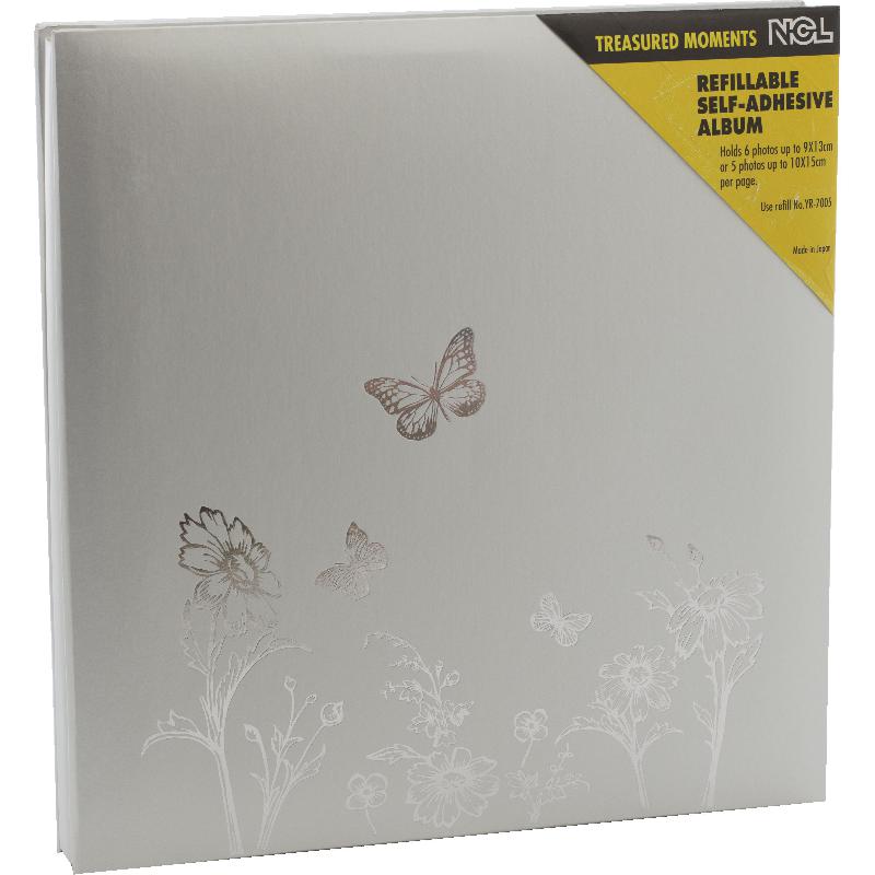 NCL Photo Album Silver, Post-bound 28 X 32.5 cm - Jarir Bookstore KSA