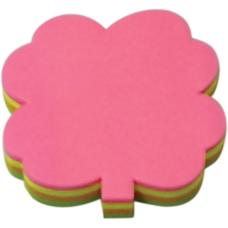 Pronoti Die-Cut Self Stick Notes Green;Orange;Pink;Yellow - Jarir ...