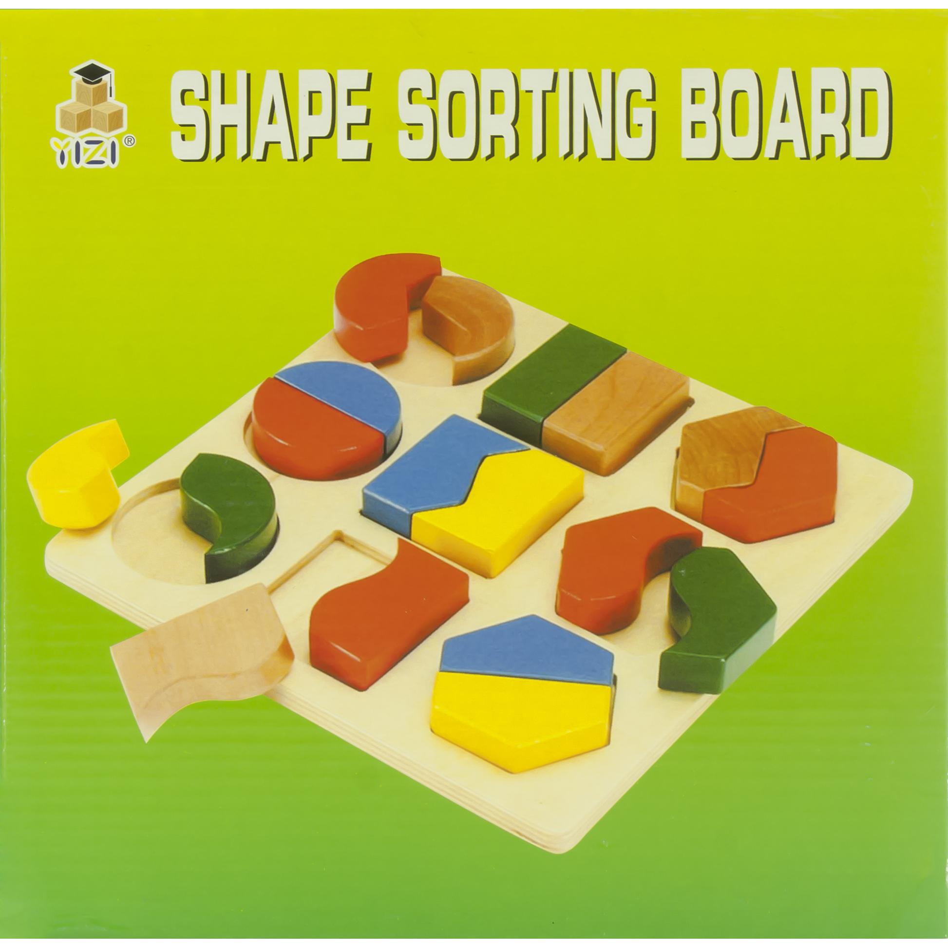 Yizi Shape Sorting Board Preschool Learning Activity Set 3 Years and ...