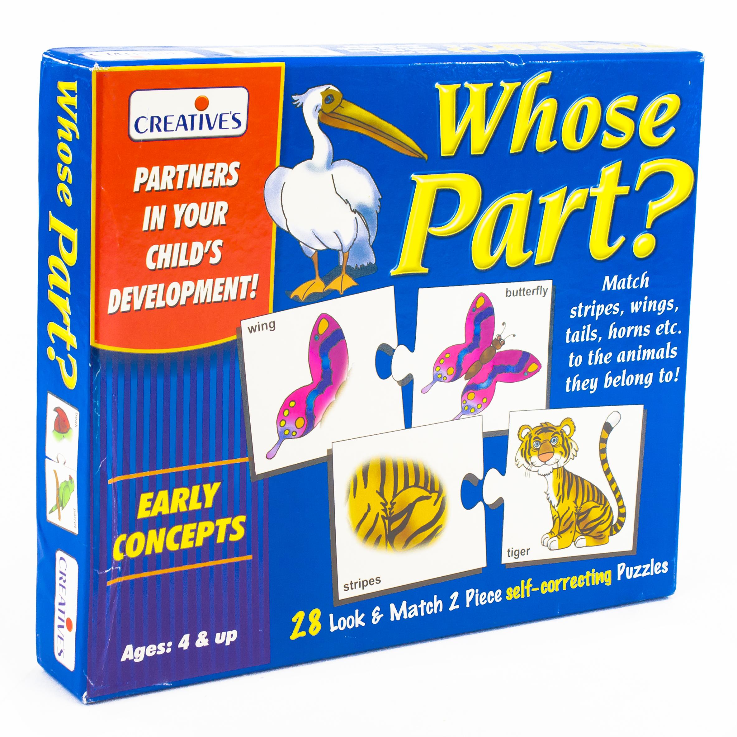 Creatives Learning Who's Part Picture Puzzle 56 Pieces - Jarir ...