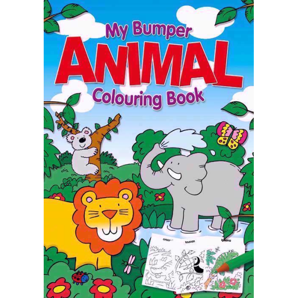 Animal Coloring Book Bumper Colouring Staffs of Alligator Books - Jarir ...