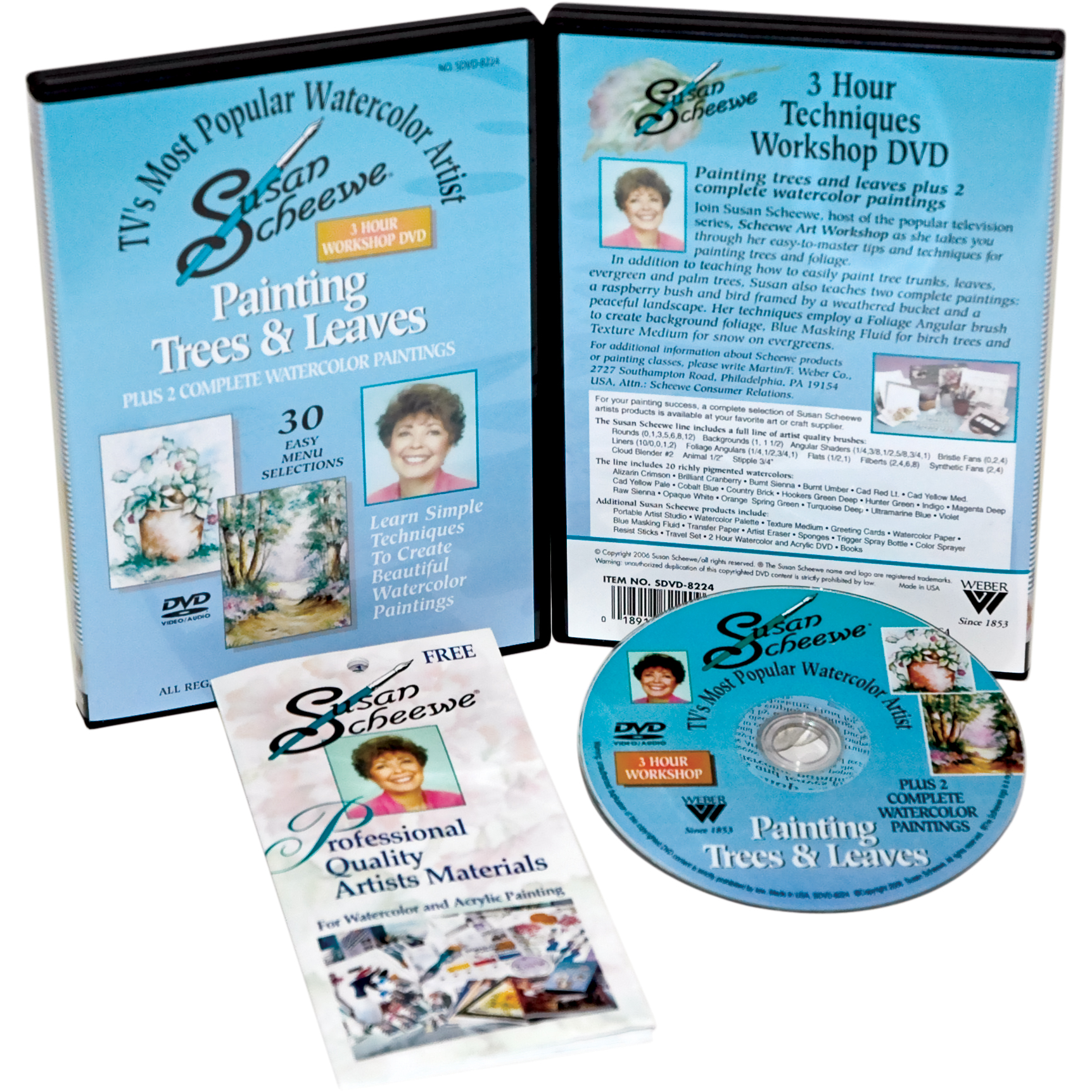 Weber Painting - Trees & Leaves Susan Scheewe Tutorial DVD - Jarir ...