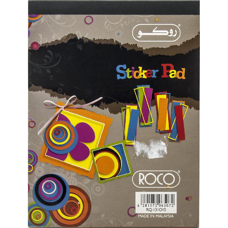 Roco Sticker Pad Art Sheet 16.8 X 11.8 cm - Jarir Bookstore KSA