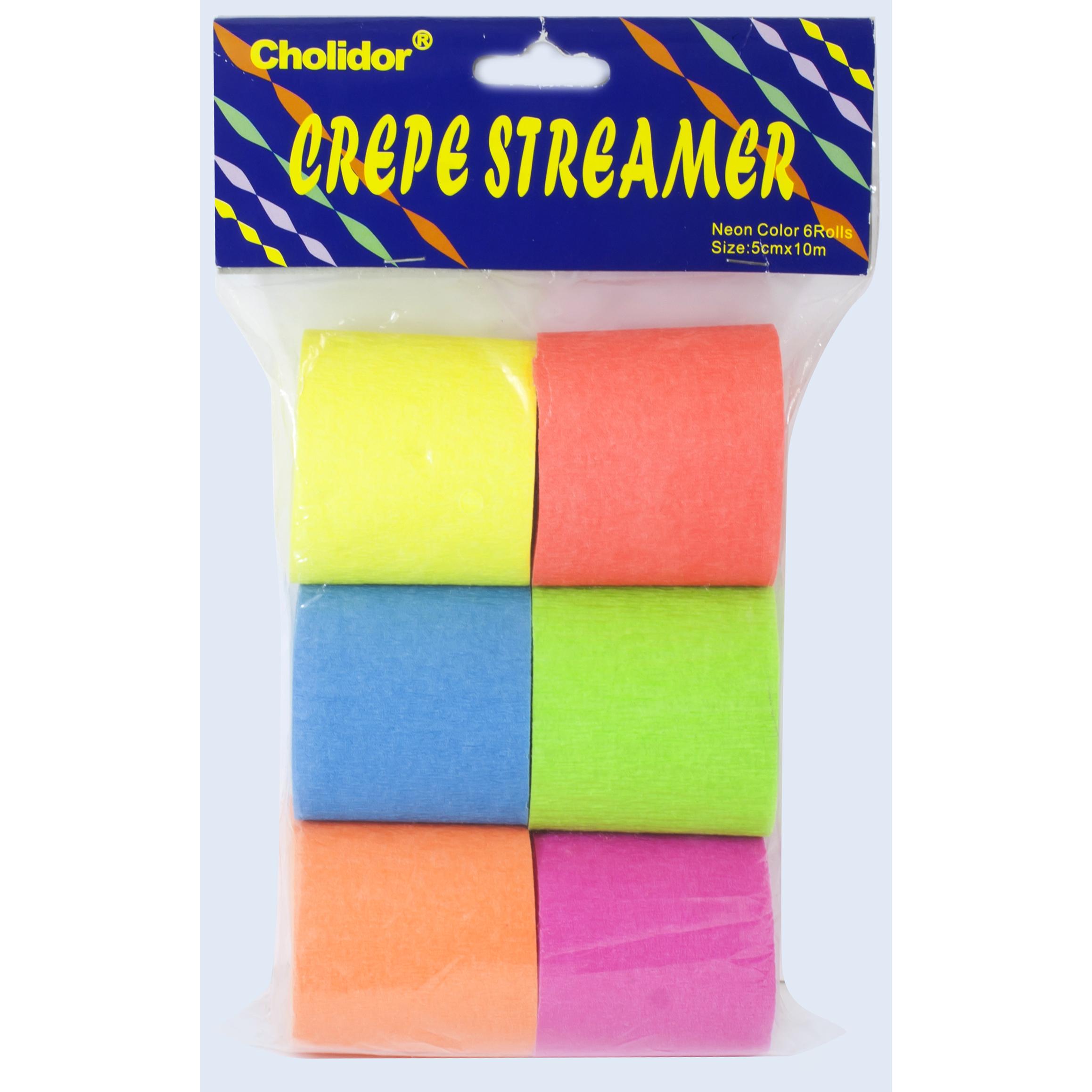 Streamer - Neon Crepe Paper 5 cm X 10 m - Jarir Bookstore KSA