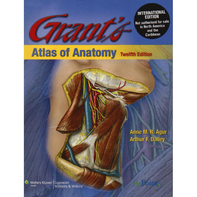 Atlas of Anatomy, 12th Edition Anne Agur - Jarir.com KSA