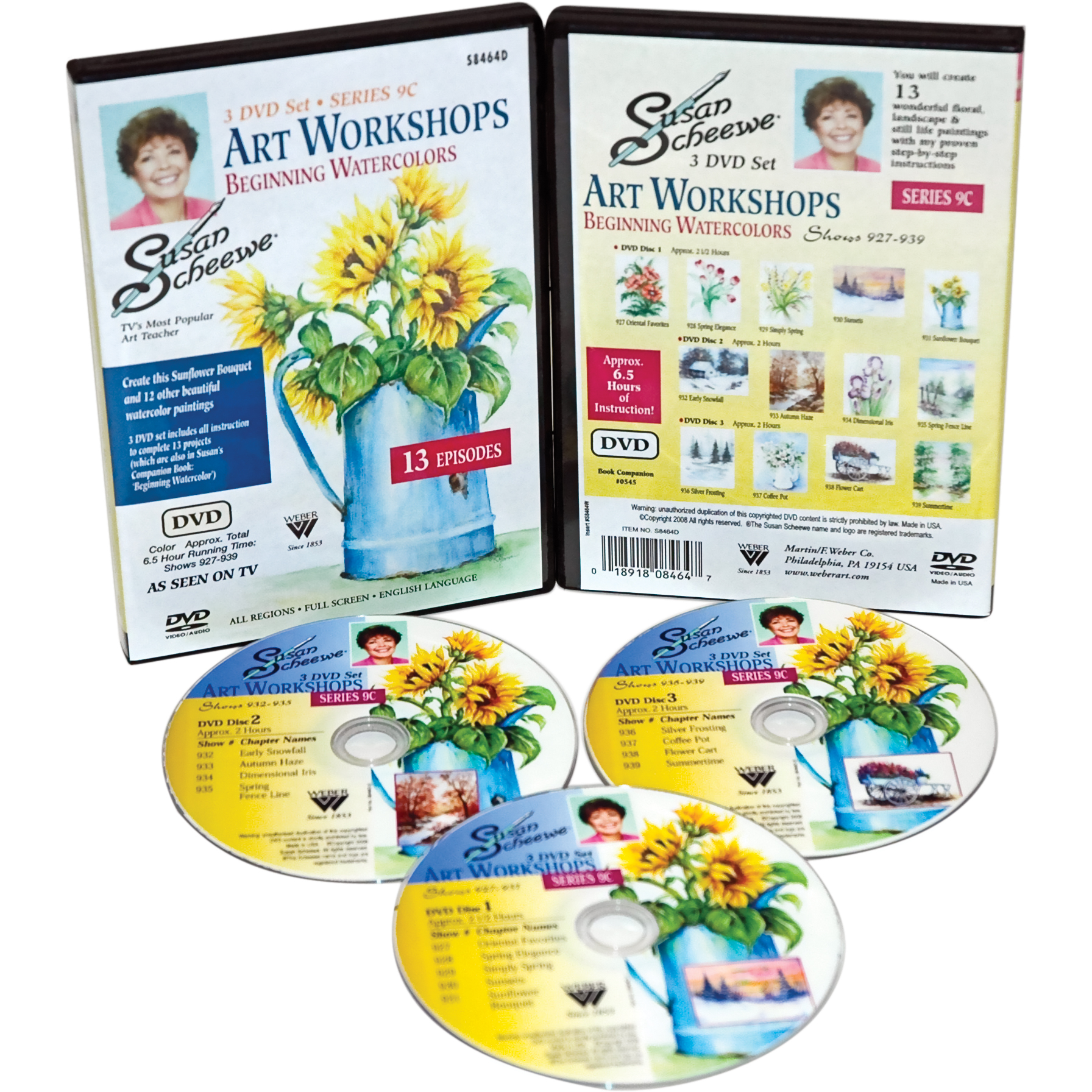 Weber Art Workshops - Beginning Watercolor Susan Scheewe Tutorial DVD ...