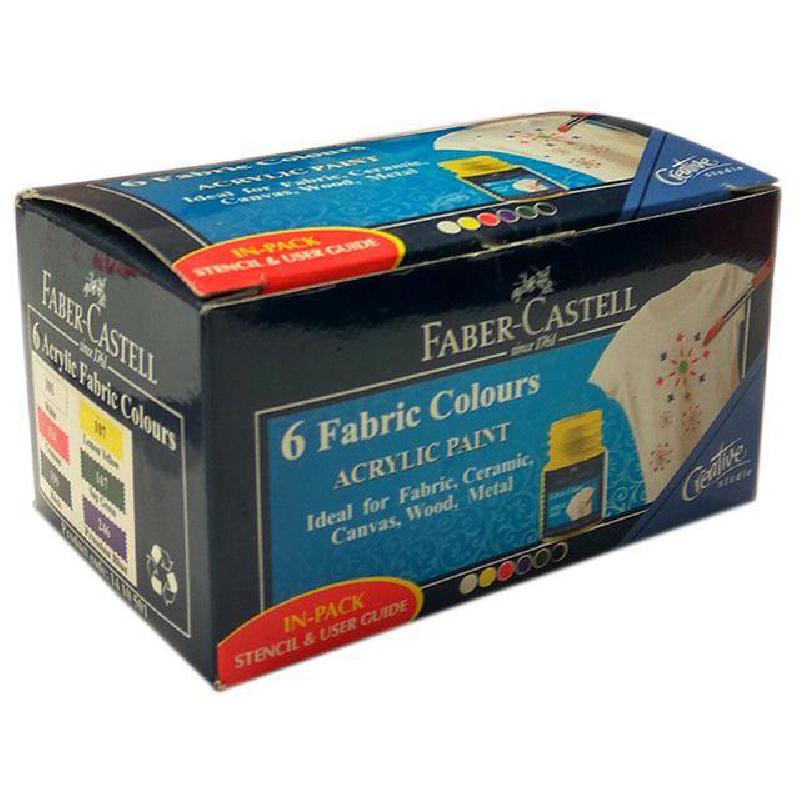 Faber-Castell Fabric Colours Acrylic Color - Jarir Bookstore KSA