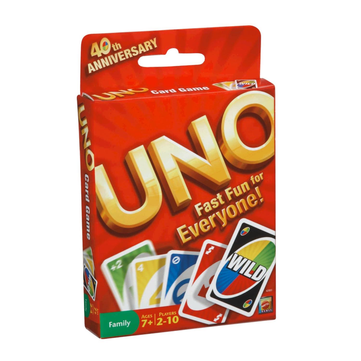 Mattel UNO Fast Fun for Everyone Card Game English - Jarir Bookstore KSA