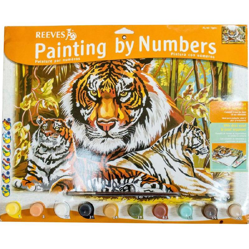 Reeves Tiger Picture Coloring Activity Set All Age Group at Jarir ...
