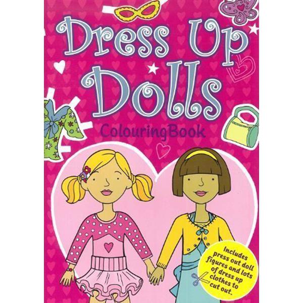 Dress Up Dolls Colouring Book - Jarir.com KSA