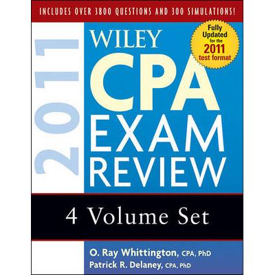 Wiley CPA Exam Review 2011, 4 Volume Set Wiley CPA Exam Review Patrick ...