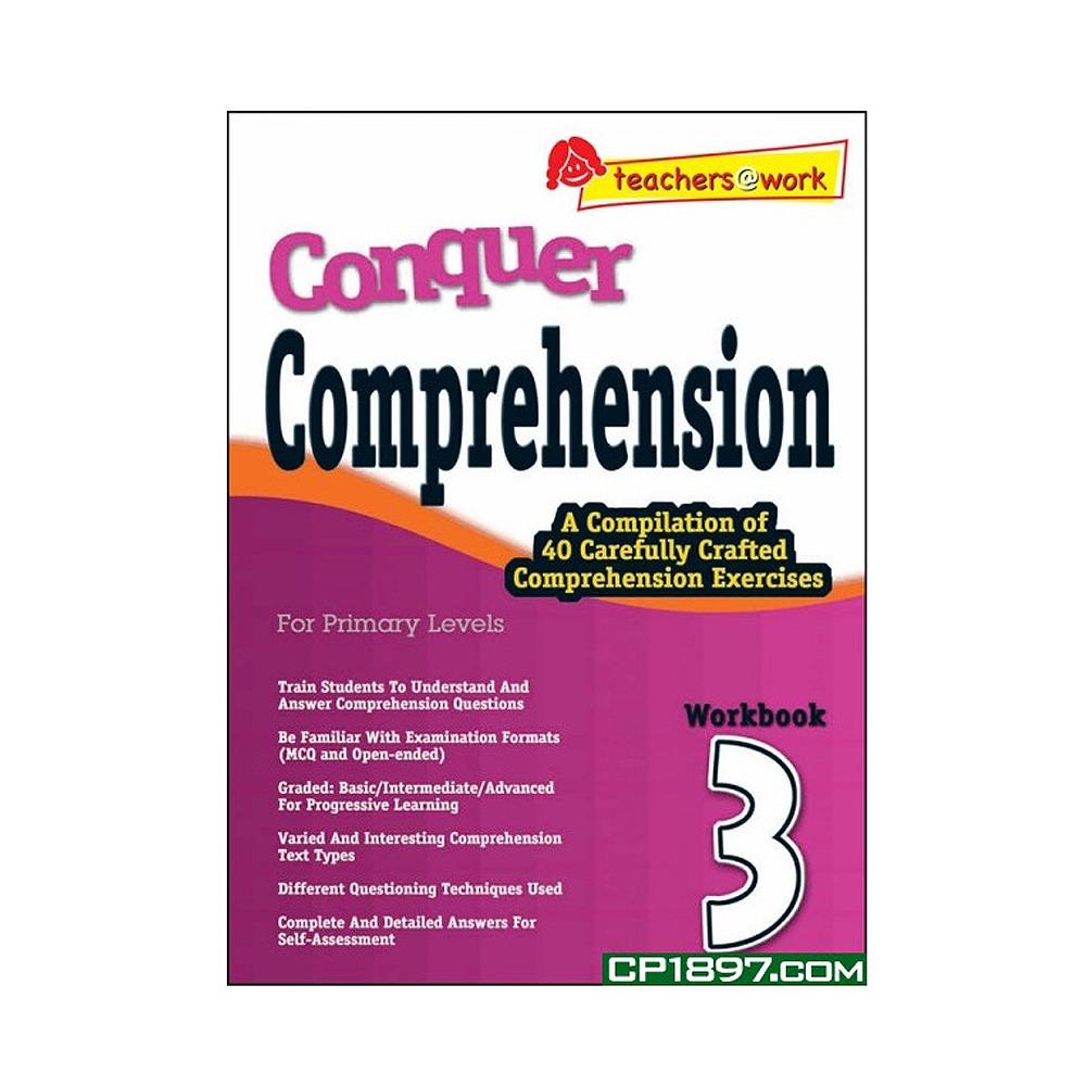 Comprehension, Workbook 3 Conquer Judy Tilaka - Jarir.com KSA