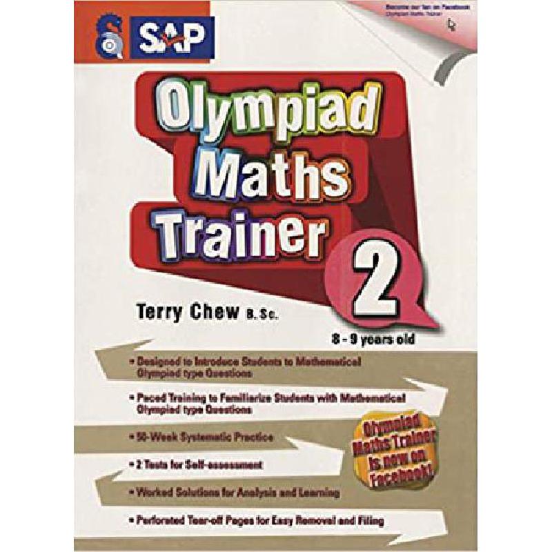 Maths Trainer 2 (8-9 Years) Olympiad Terry Chew في مكتبة جرير السعودية