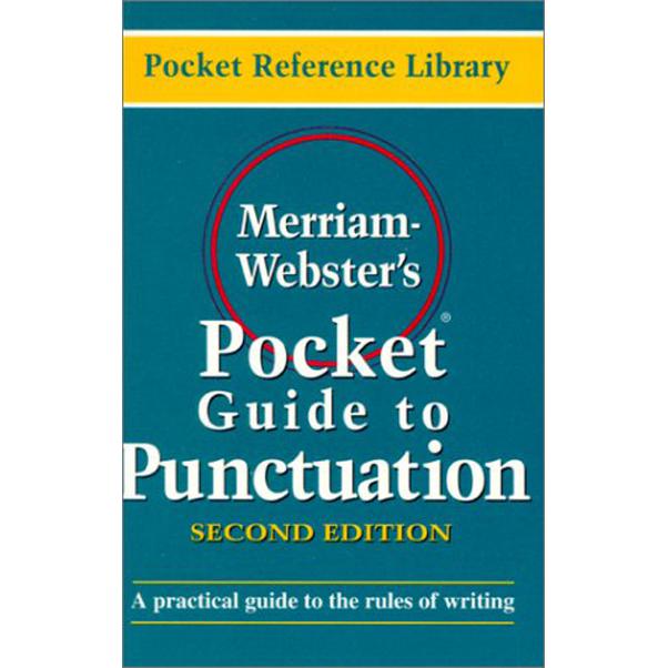 Pocket Guide to Punctuation Pocket Reference Staffs of Merriam-Webster ...