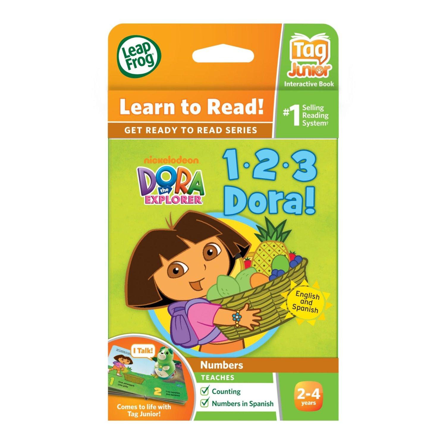 LeapFrog Dora The Explorer: 1-2-3 Dora! Interactive Book at Jarir ...