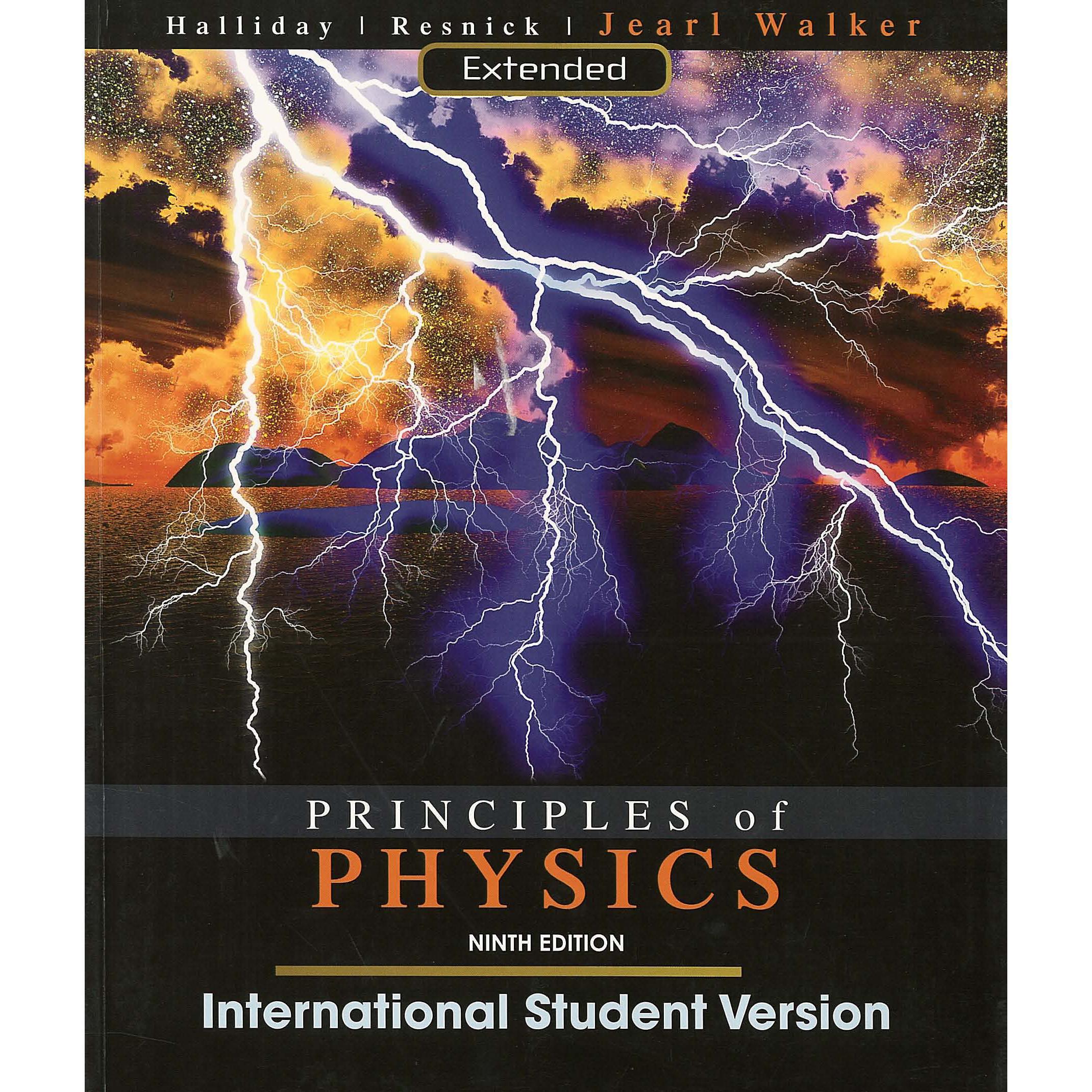 Principles of Physics, 9th Edition David Halliday - Jarir.com KSA