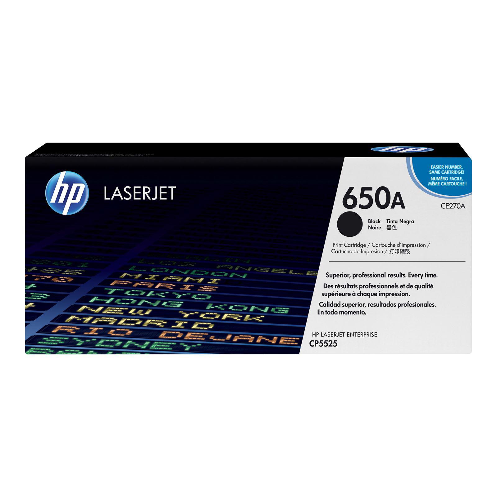 HP 650A Laser Toner Black - Jarir Bookstore KSA