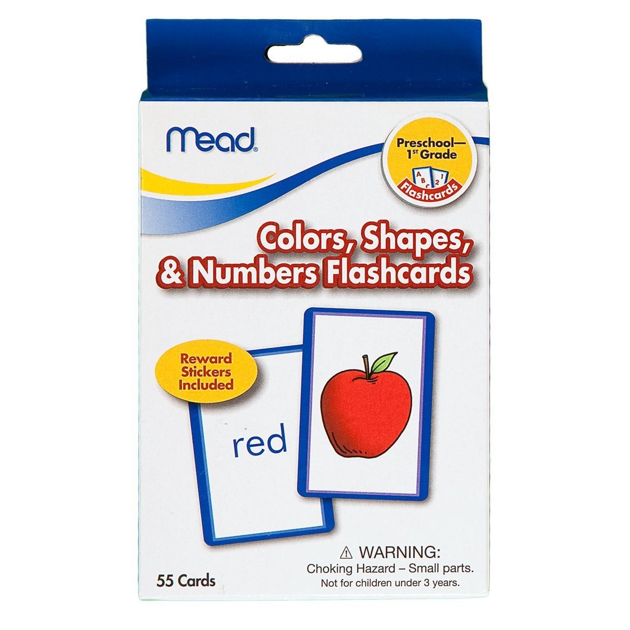 Mead Colors, Shapes & Numbers Flash Cards English at Jarir Bookstore Qatar