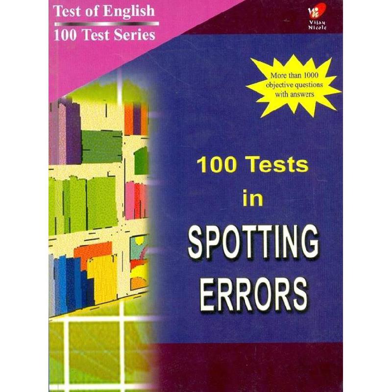 100 Tests in Spotting Errors Vijay Nicole - Jarir.com KSA