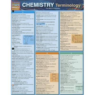 Chemistry Terminology, The ABC's of Chemistry Quick Study Reference ...