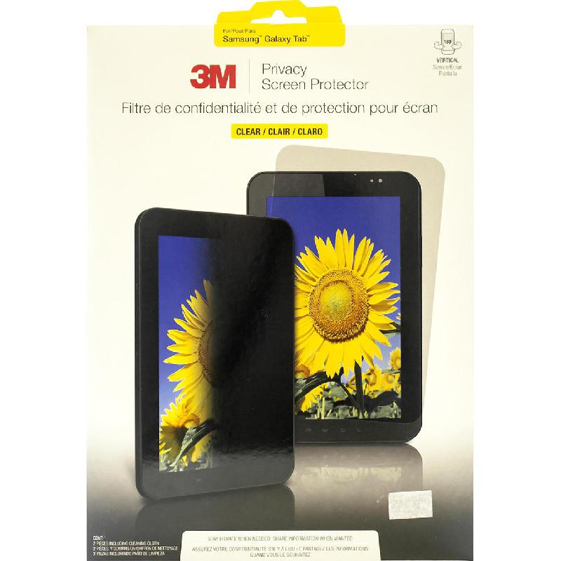 3M Privacy Black Tablet Screen Protector for (Samsung) Galaxy Tab 7.0 ...