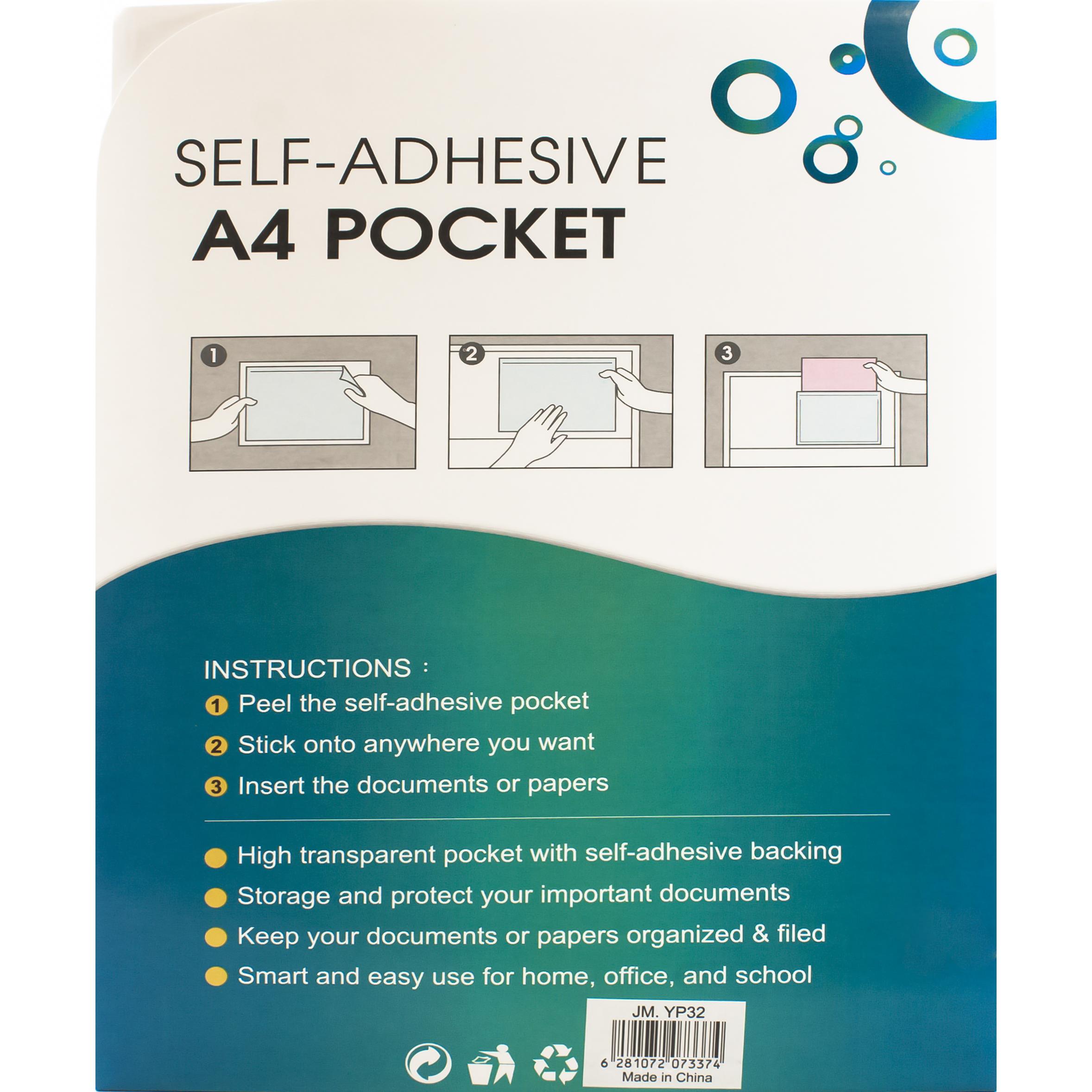Self Adhesive Document Holder Pocket - Jarir Bookstore KSA