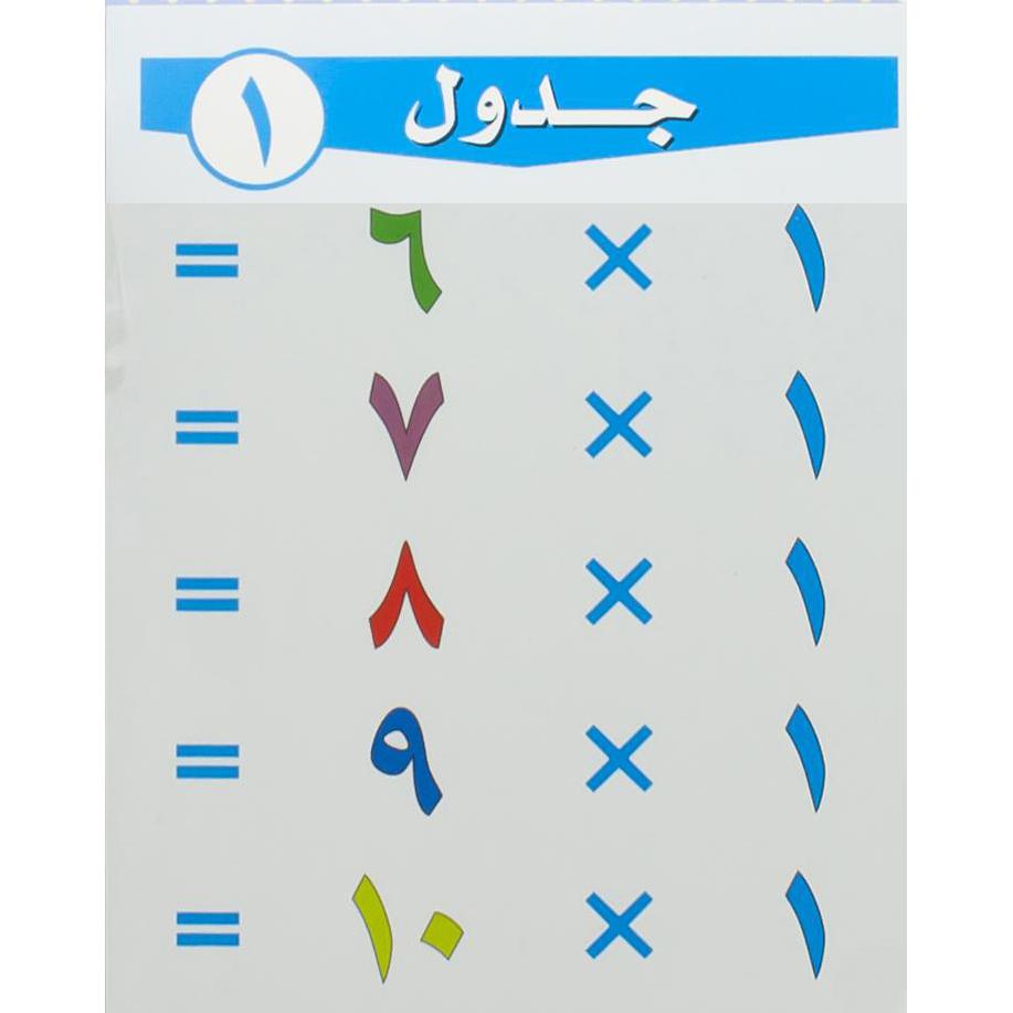 Multiplication 6 - 10 Flash Cards Arabic - Jarir Bookstore KSA