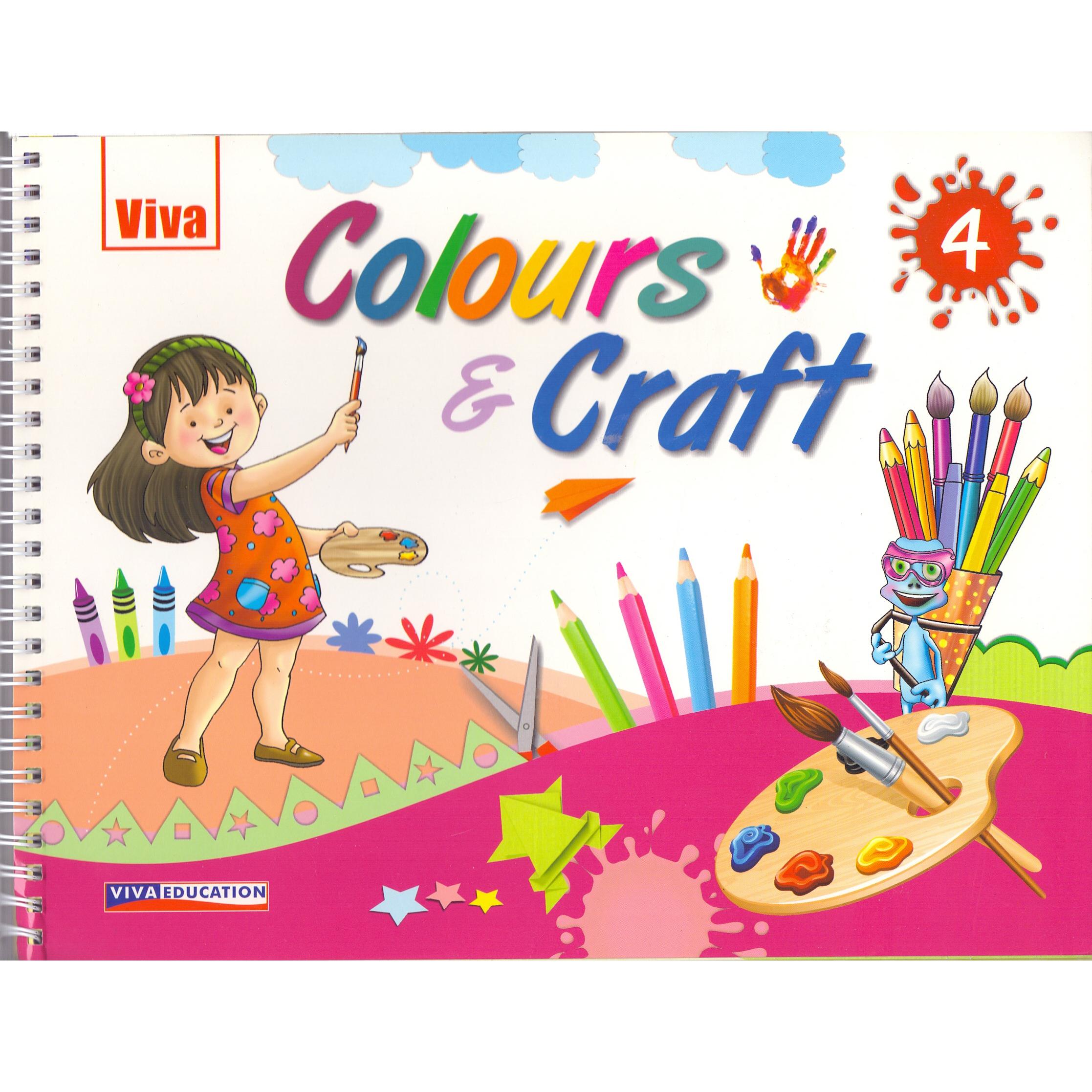 Book 4 Viva Colours and Craft Kamal Jain - Jarir.com KSA
