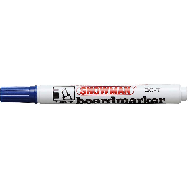 Snowman BG-12 Whiteboard Marker 1 - 4 mm Chisel Tip Blue - Jarir ...