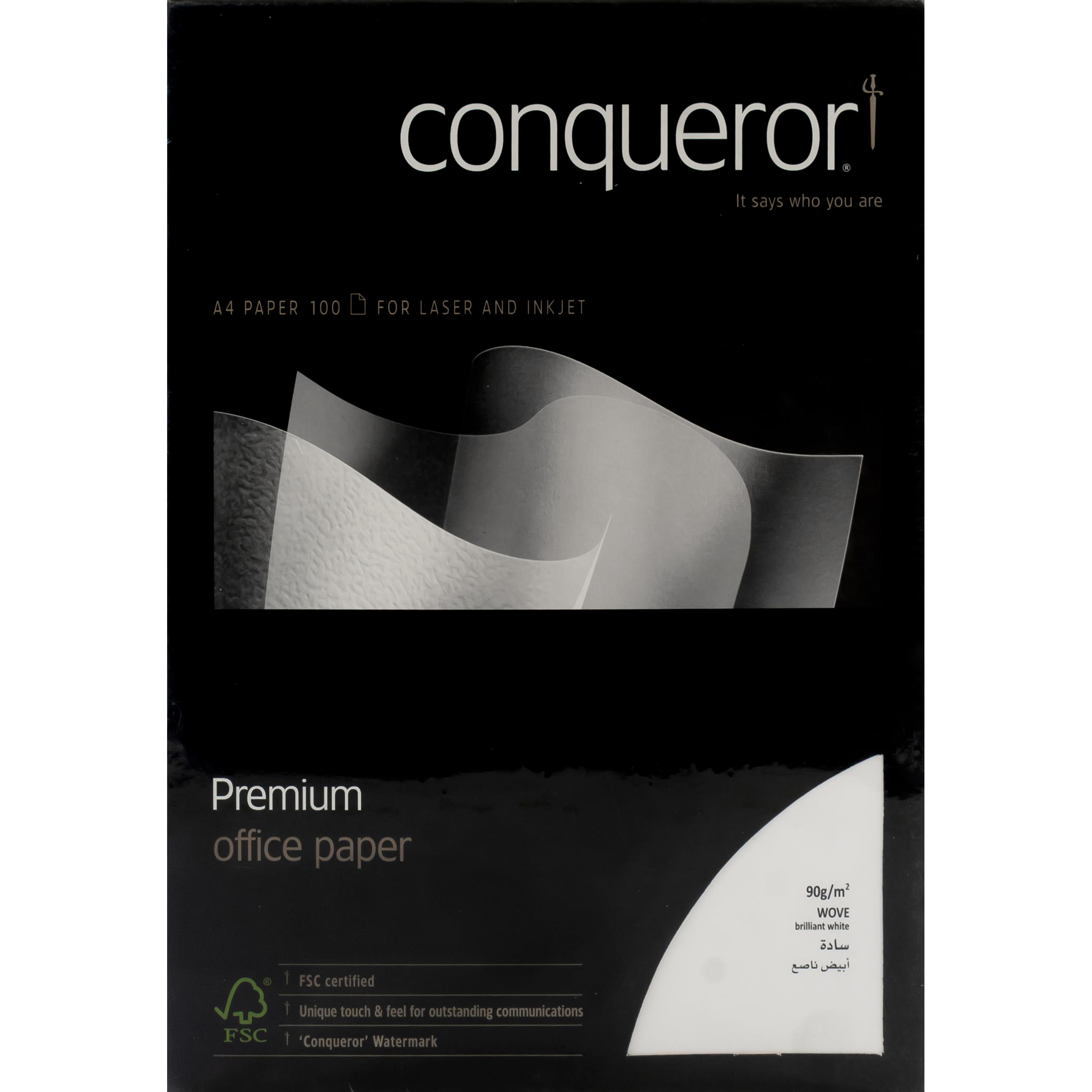 Conqueror Specialty Paper A4 White - Jarir Bookstore KSA
