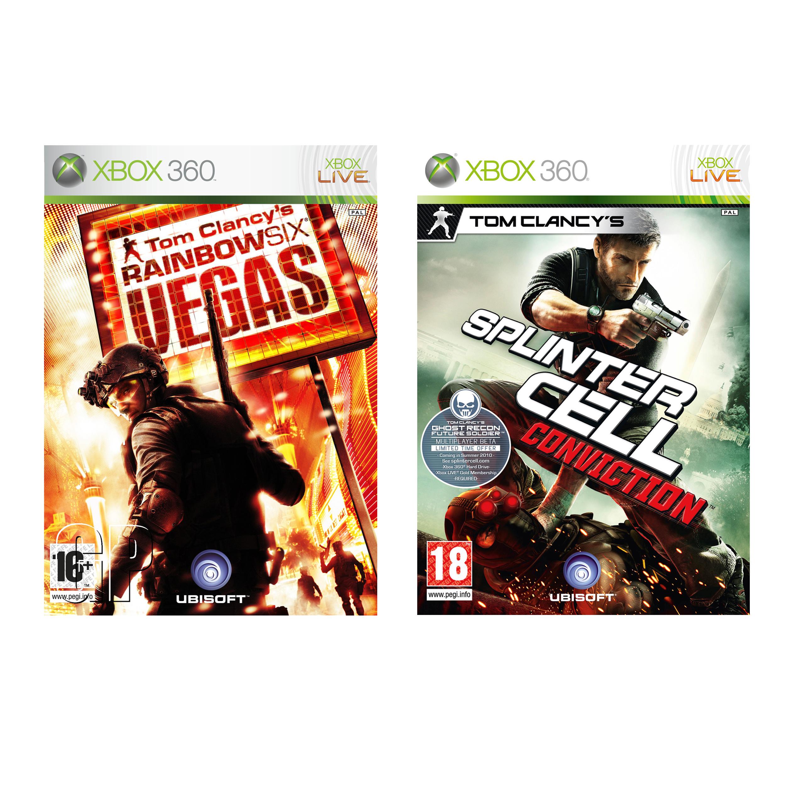 Splinter Cell + Rainbow Six Vegas Xbox 360 (Games) UbiSoft | JARIR.COM KSA