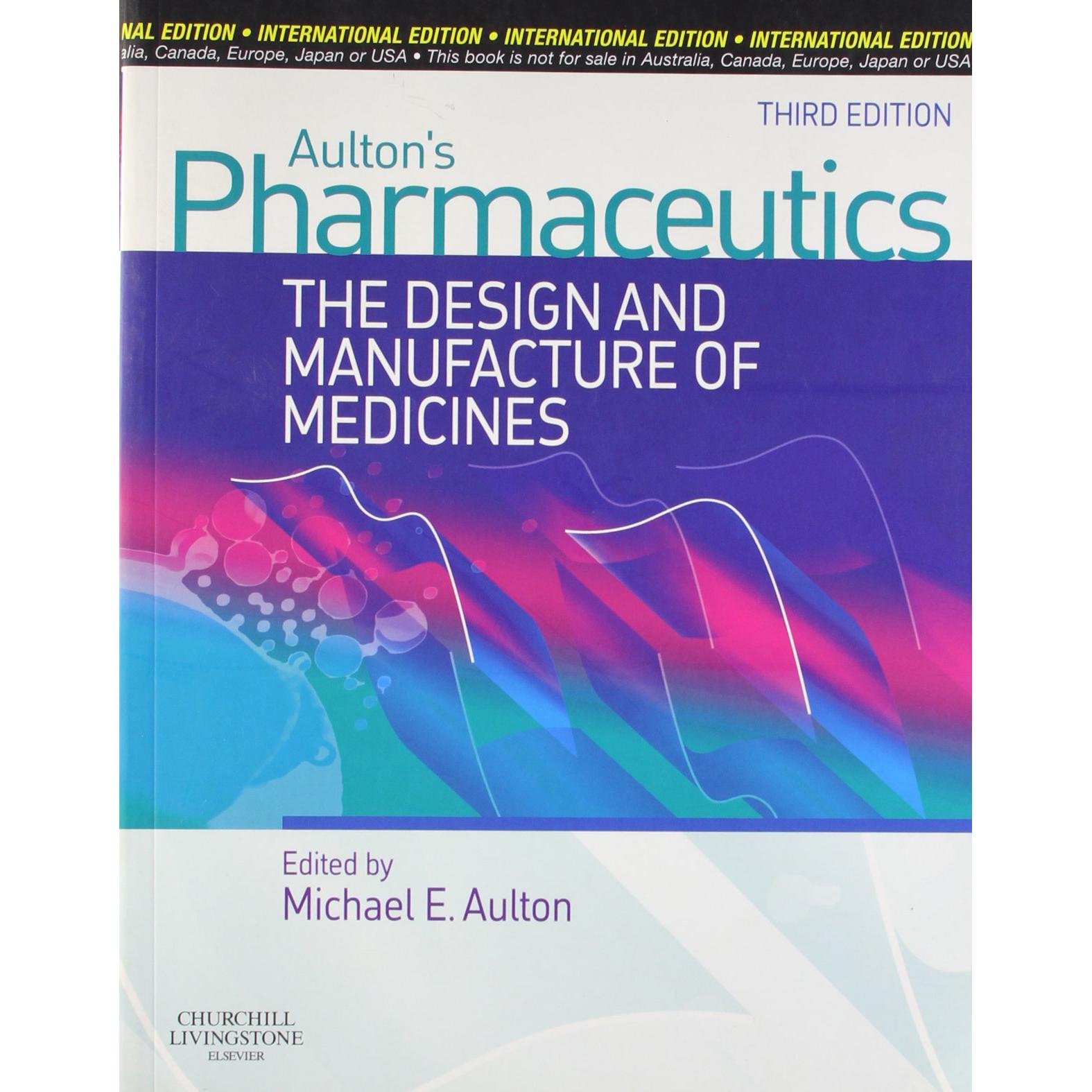 3rd Edition Aulton's Pharmaceutics Michael Aulton - مكتبة جرير السعودية