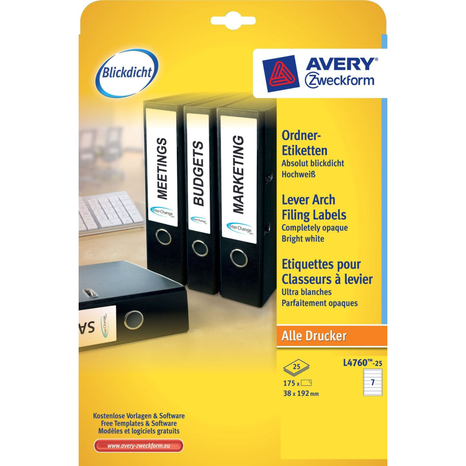 Avery Multipurpose Labels 192 mm X 38 mm Online at Jarir Bookstore KSA