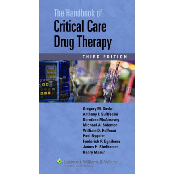 Handbook of Critical Care Drug Therapy, 3rd Edition Lippincott Williams ...