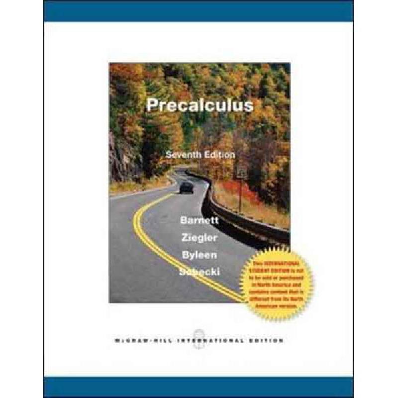 Precalculus, 7th Edition Raymond Barnett - Jarir.com KSA