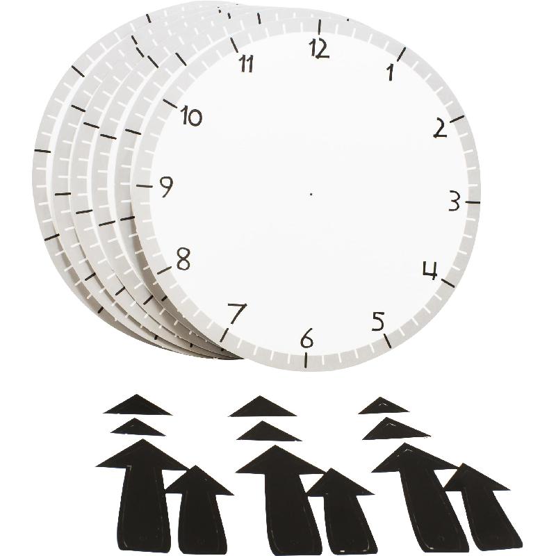 Hygloss Learn to Tell Time - Clock Visual Aid, English price in Saudi ...