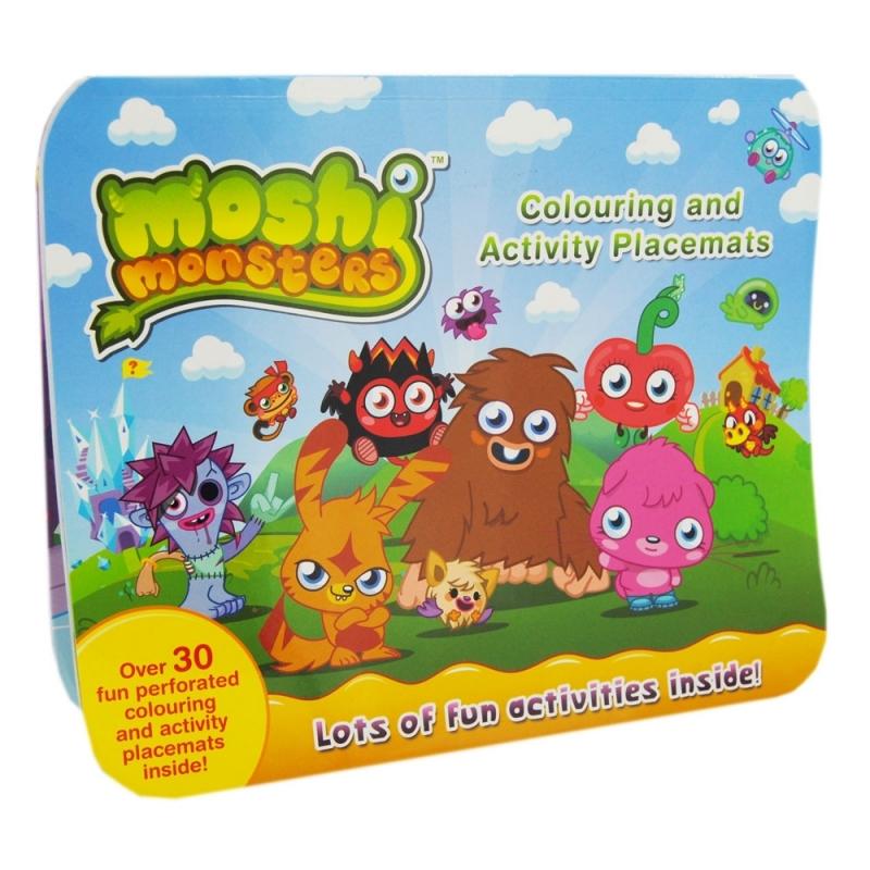 Moshi Monsters Placemat Activity Pad Moshi Monsters Staffs of Alligator ...