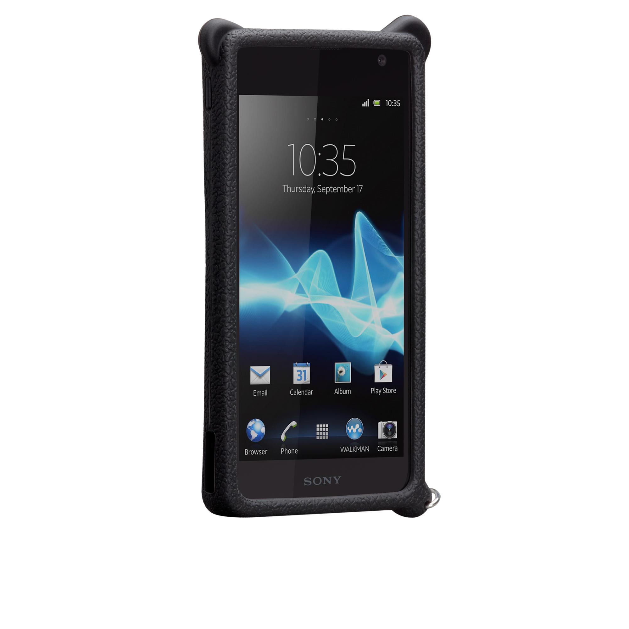 Sony Shell Back Cover Mobile Case for (Sony) Xperia TX Black Sony