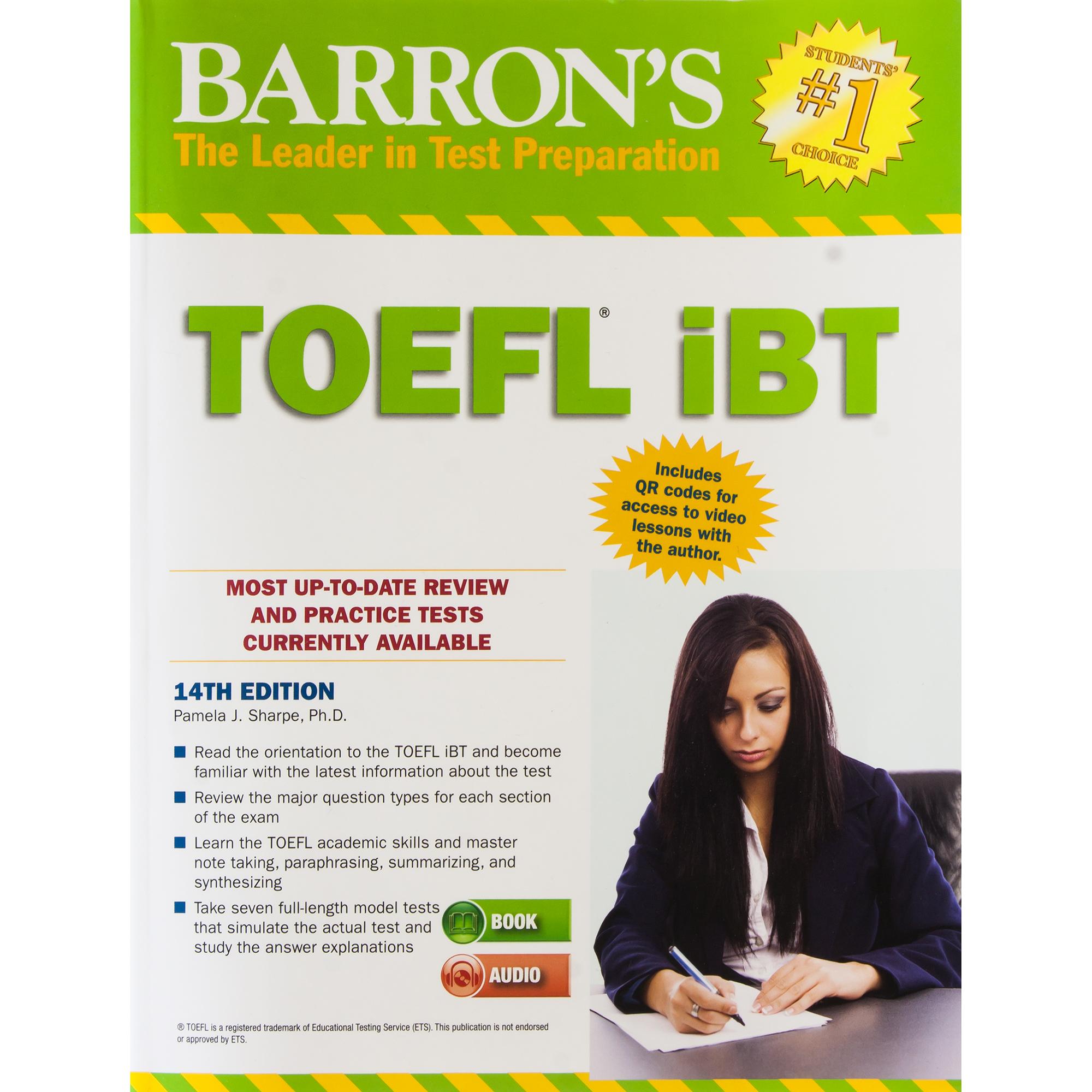 TOEFL iBT, 14th Edition Barron's Educational Series Pamela Sharpe ...