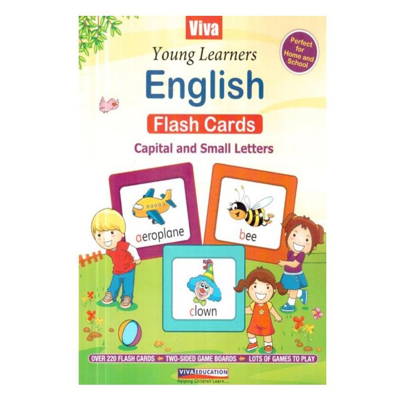 Young Learners English Flash Cards - Capital & Small Letters Young ...