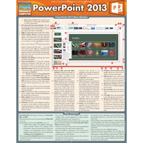 MS Powerpoint 2013 Quick Study Reference Guide Lori Aldrich - Jarir.com KSA