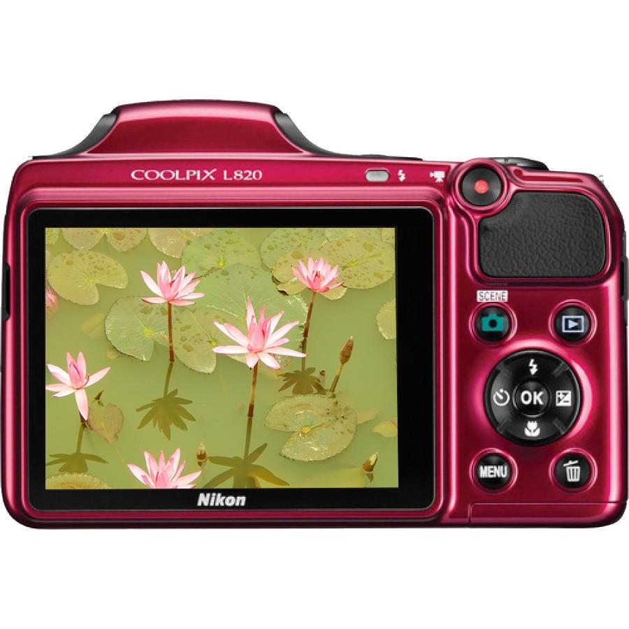 Nikon CoolPix L820 Point and Shoot Camera 16 MP - Jarir Bookstore KSA