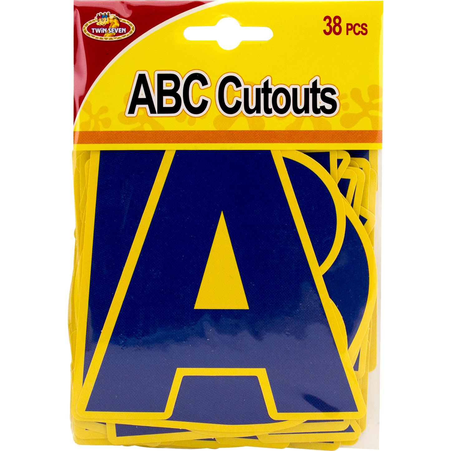Alphabet Cutouts (Jumbo) Sticker - Jarir Bookstore KSA