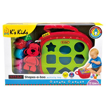 K's Kids, Patrick Shapes-a-Boo Educational Activity Set 1 Year and ...