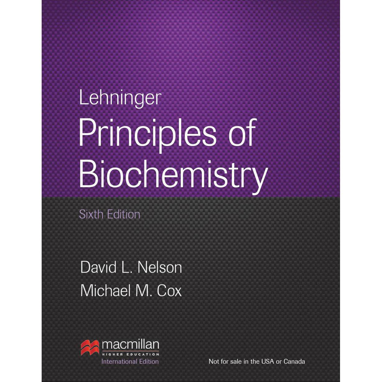 6th Edition Principles of Biochemistry David Nelson - Jarir.com KSA