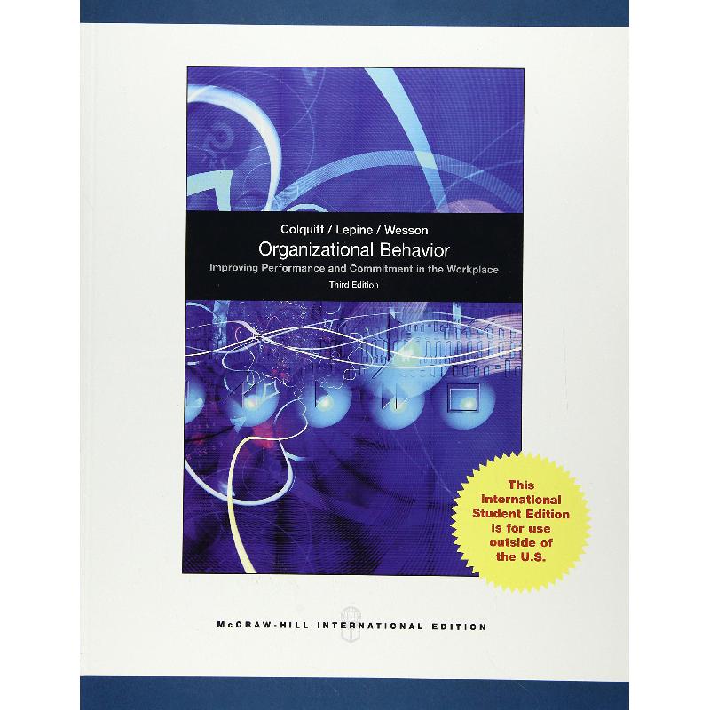 Organisational Behaviour, 3rd Edition Jason Colquitt - Jarir.com KSA