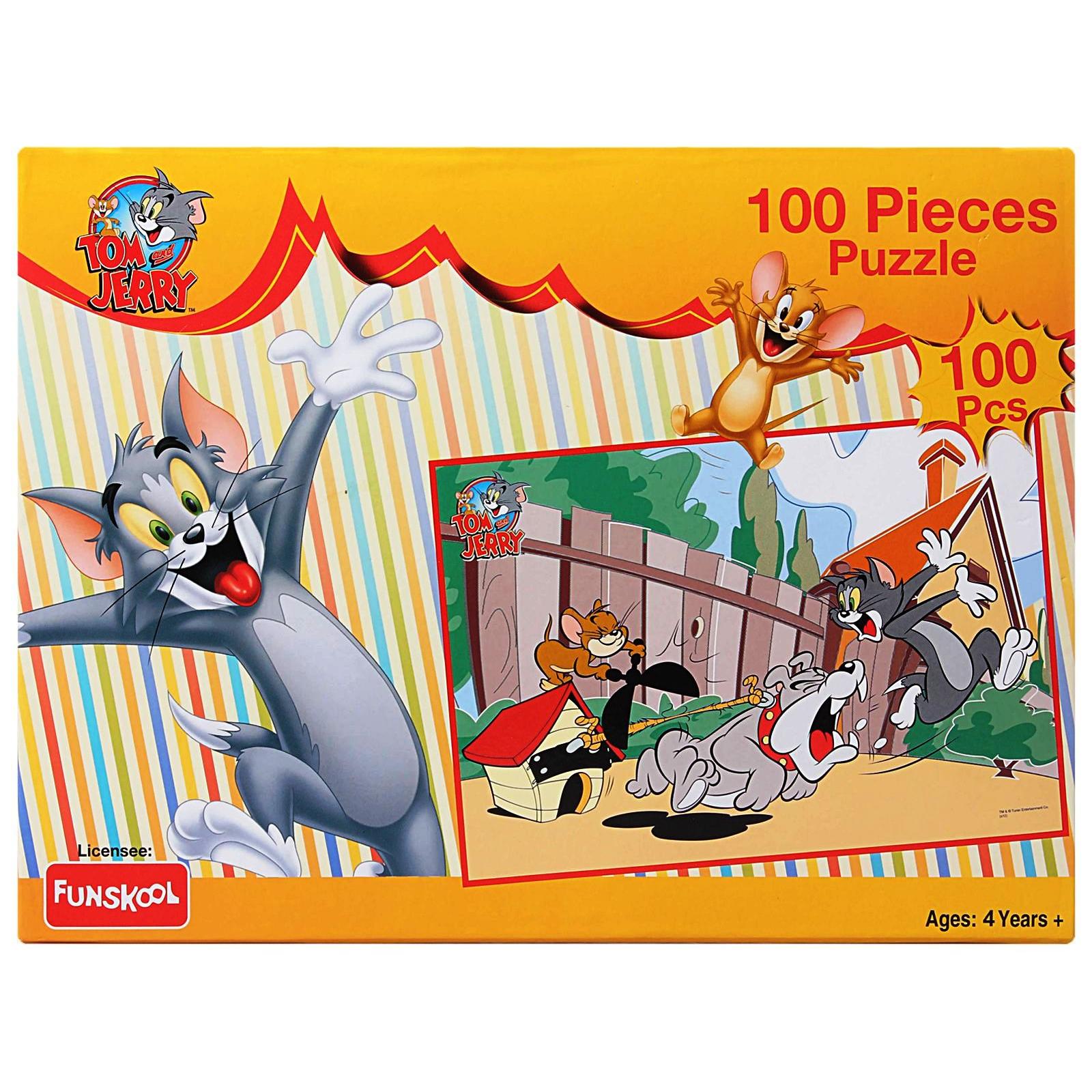 FunSkool Tom & Jerry Picture Puzzle 100 Pieces - Jarir Bookstore Qatar