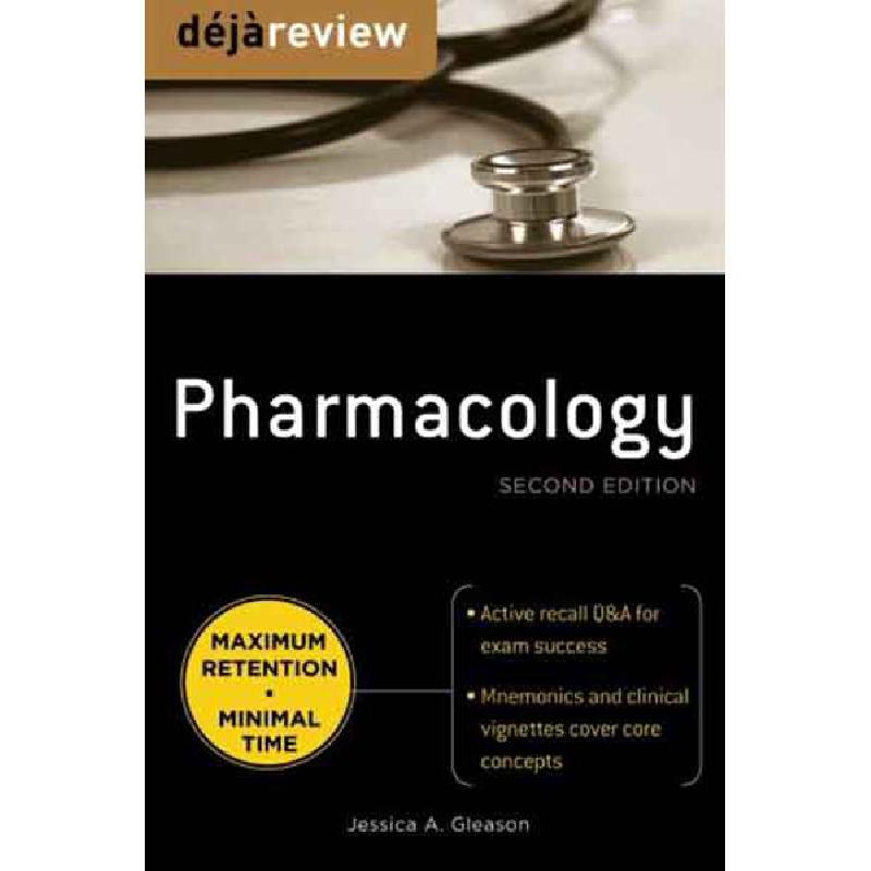Pharmacology, 2nd Edition Deja Review Jessica Gleason - Jarir.com KSA